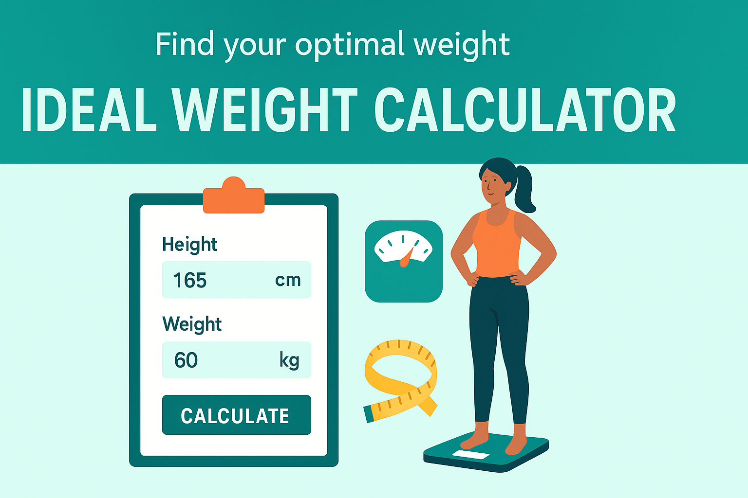 Ideal Weight Calculator – What Should I Weigh? (Healthy Range)